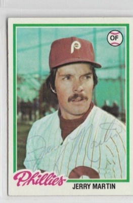 Jerry Martin 1978 Topps signed auto autographed card Phillies | eBay