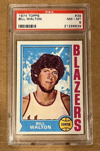 1974 Topps #39 Bill Walton PSA 8 Rookie Card RC HOF | eBay