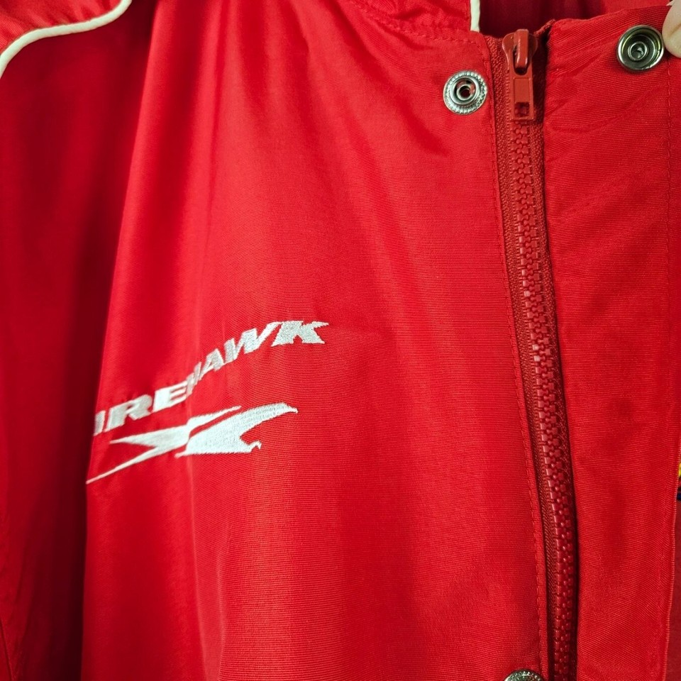 Vintage Firestone Racing Nylon Jacket Mens XL 4 For 4 Racing Firehawk ...