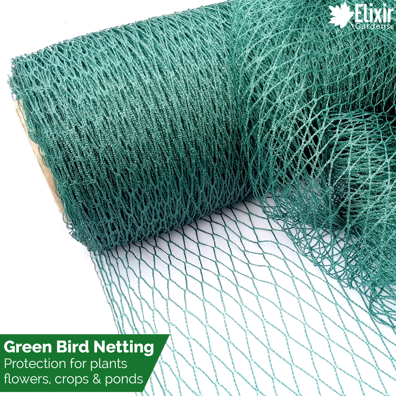 Green Bird Netting | Fruit, Vegetable, Plant & Pond Protection Net ...