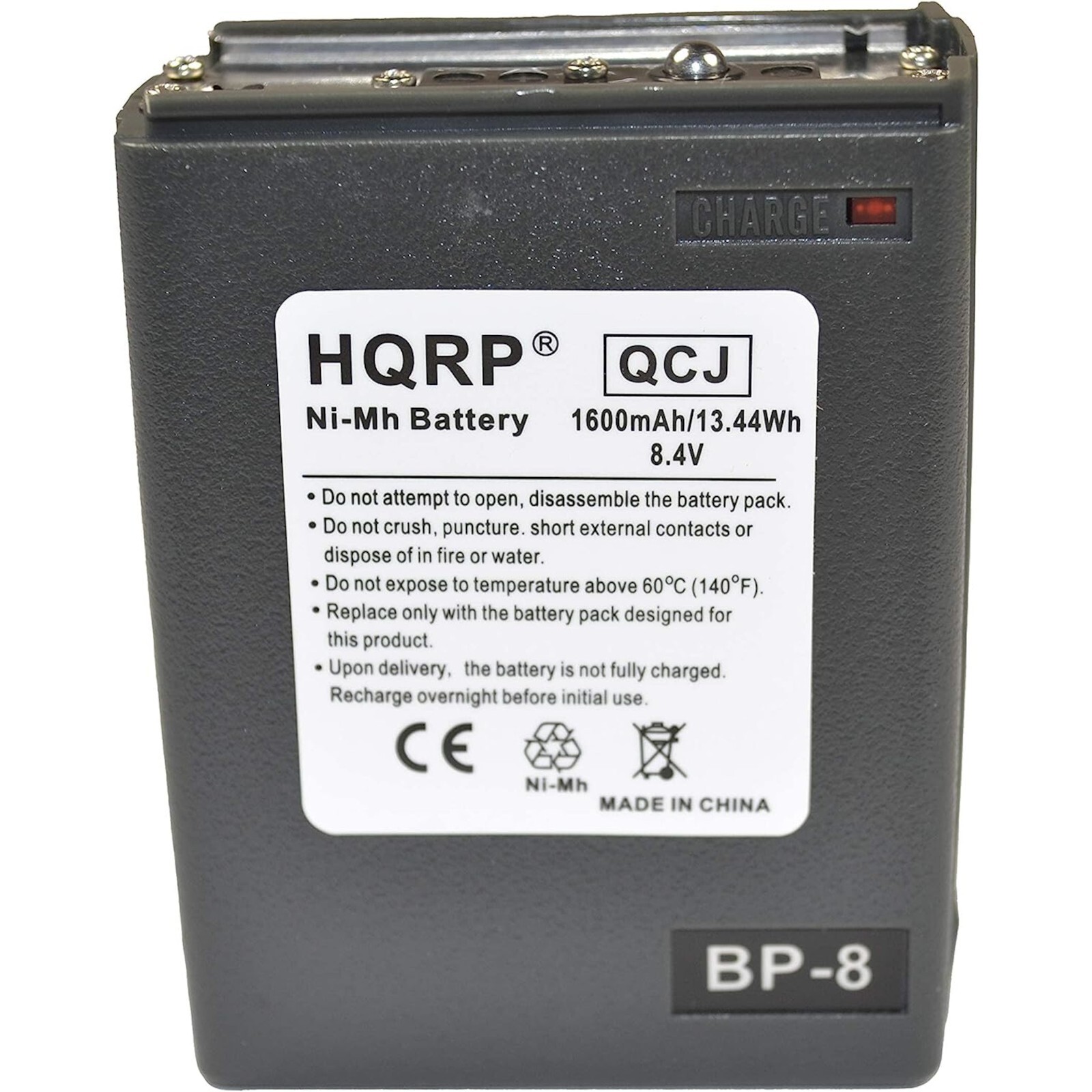 HQRP Batería 1600mAh para Icom IC-2GAT, IC-4GAT, IC-2A, IC-32A, IC-32E ...