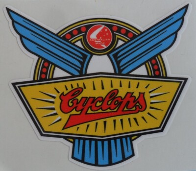 Cyclops tricycle, scooter decal, Large | eBay Australia