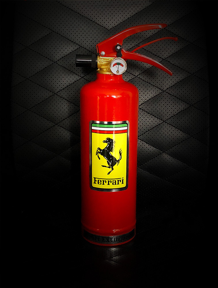FERRARI Fire Extinguisher sticker decal | eBay