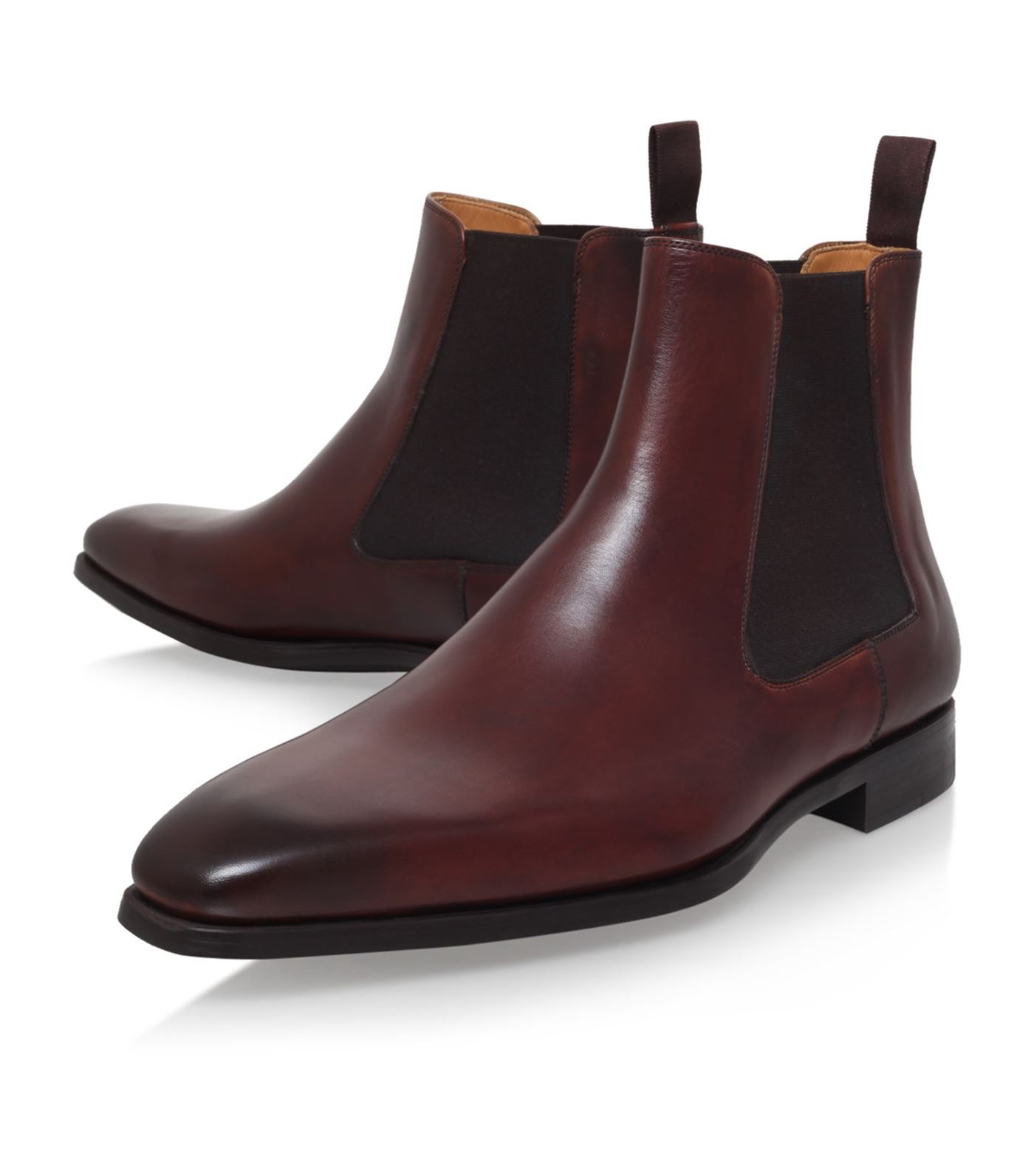 Handmade men fashion Maroon color Chelsea boot Men ankle formal boot ...