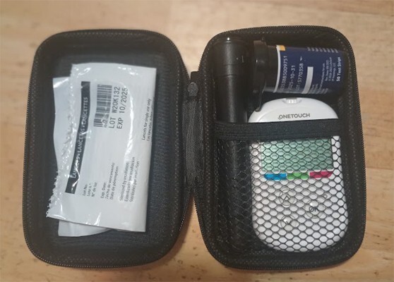 EVA Travel Case for One Touch Verio Flex Blood Glucose Meter Monitor | eBay