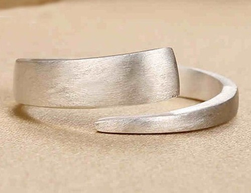Elegant 925 Solid Sterling Silver Adjustable Cuff Bracelet/Bangle ...
