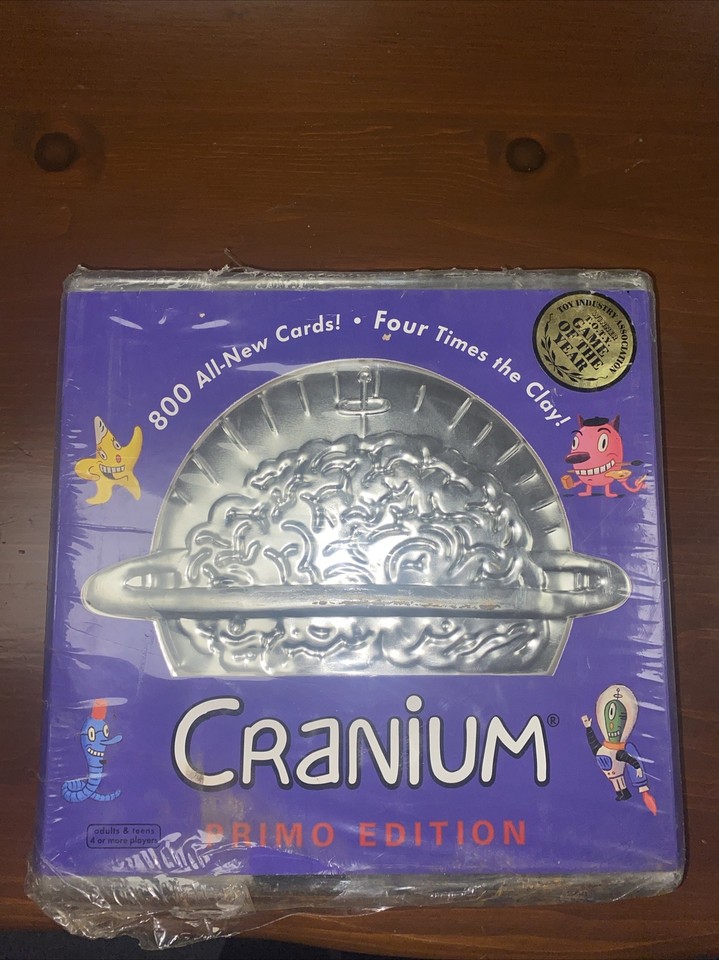 2002 Cranium PRIMO EDITION Cranium Board Game w/800 New Cards NEW ...