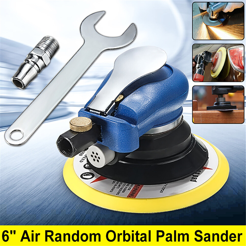 AU STOCK Air Random Orbital Palm Sander 6" Pad Hand Power Auto Car Body ...