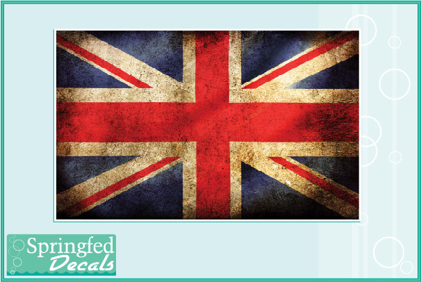BRITISH FLAG Vinyl Decal #2 Car Truck Window Sticker CUSTOM SIZEs Union ...