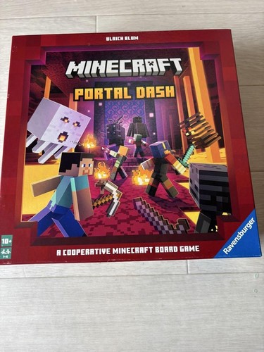 Minecraft Portal Dash Board Game for 2-4 Players, Cooperative, Ages 10 ...