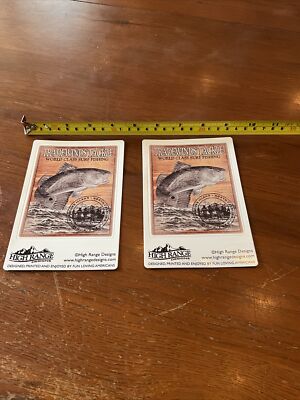 2 Trade winds Tackle World Class Surf Fishing Sticker Decal | eBay