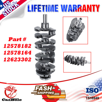 Engine Crankshaft For Chevrolet GMC Buick ECOTEC 2.4L L4 DOHC 12578164 ...