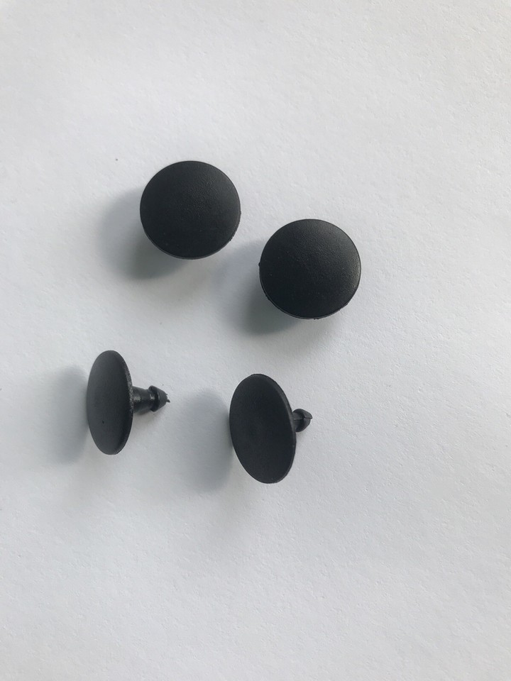 2 SOLID BLACK MATTE RIVETS, BUTTON REPLACEMENT FITS CROCS FAST USA SHIP ...