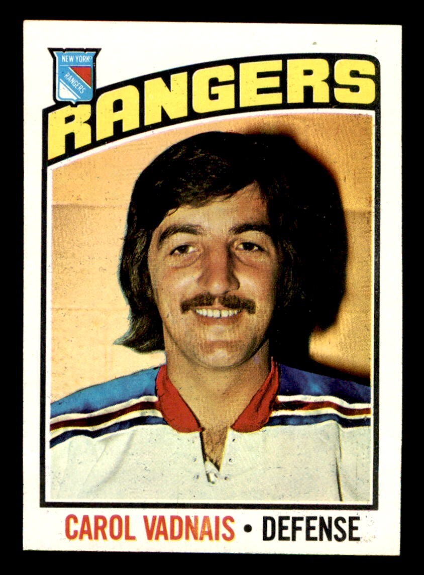 1976 Topps Hockey #257 Carol Vadnais NM/MT *d3 | eBay