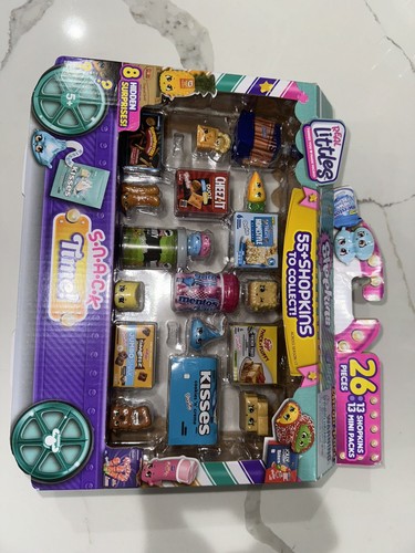 NEW Shopkins Real Littles Snack Time Mega Pack 26 Pieces, Snack Packs ...