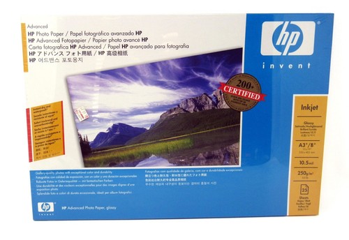 HP Invent Advanced Glossy Photo Paper Inkjet 13" x 19" 66lb 25 Sheets ...