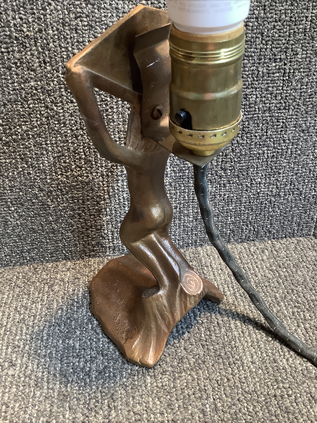 Vintage MCM Art Deco Backlit Nude Lady Lamp Art Nouveau | eBay