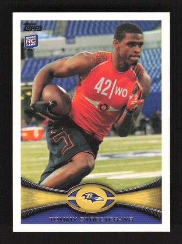 2012 Topps Football Tommy Streeter RC #199 Baltimore Ravens | eBay