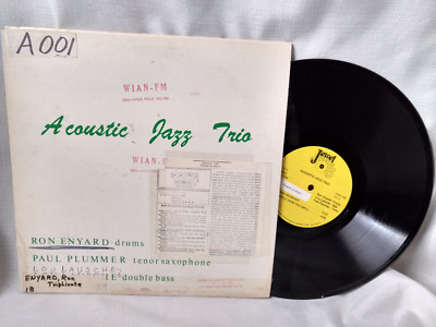 Acoustic Jazz Trio LP S/T Jewel Ron Enyard Paul Plummer Lou Lausche ...