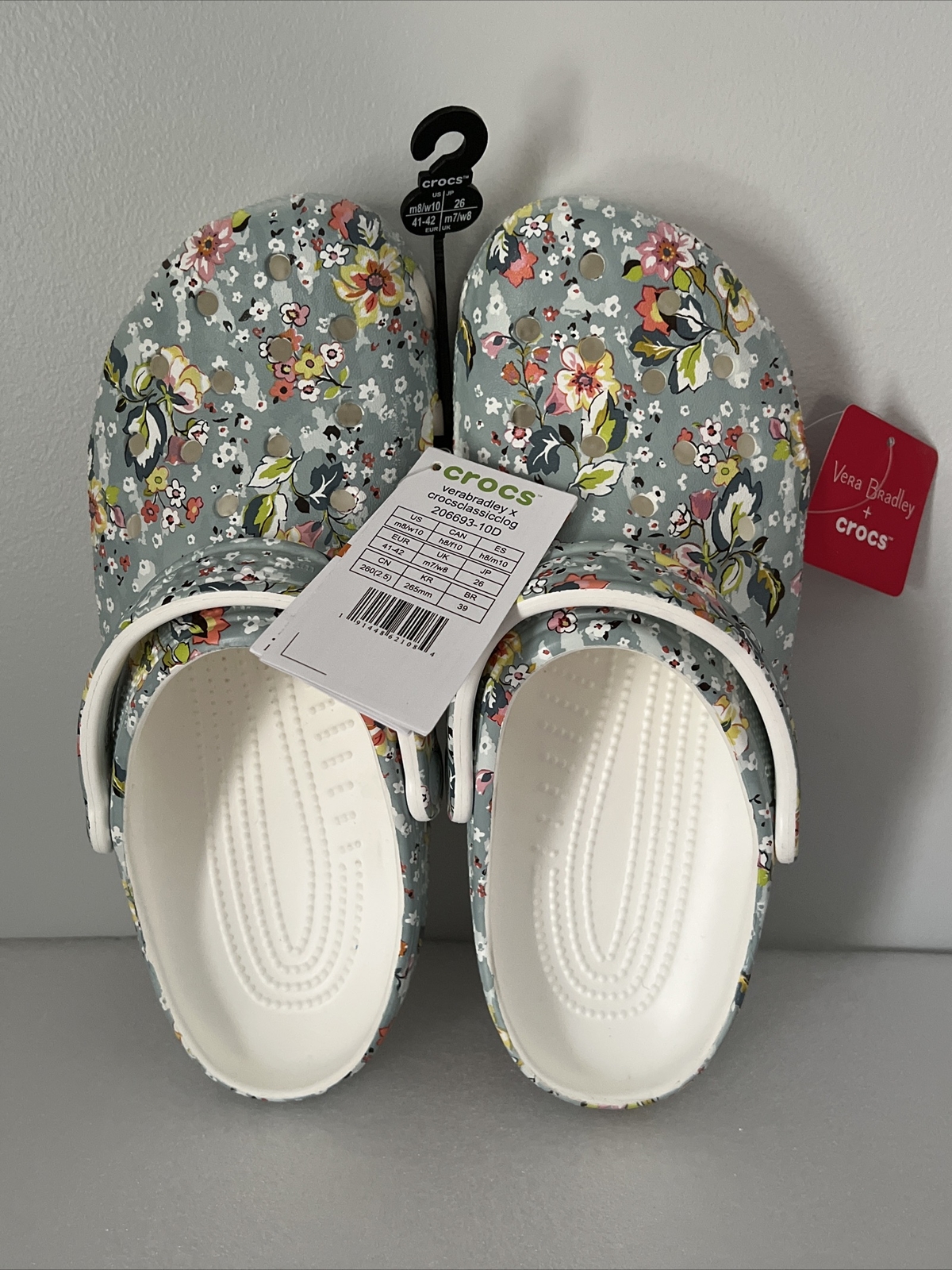 Vera Bradley Crocs Classic Floating Garden Clog Womens 10 Salt Water ...