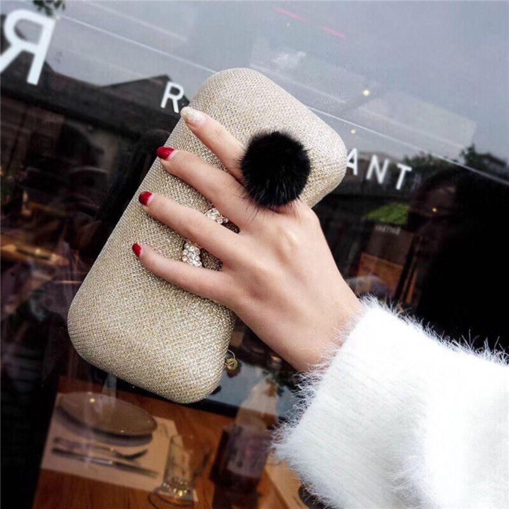Alloy Pompom Fur Ball Ring Faux Fur Finger Ring Women | eBay Australia