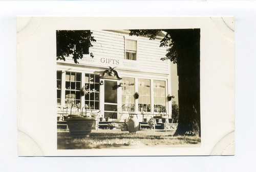 Hyannis MA RPPC photo postcard, Whitwell Antiques, Rose Lazarus ...