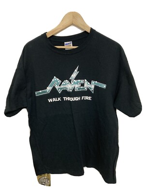 RAVEN WALK Through fire T-shirt sz Lg NWOBHM Only worn a few times | eBay