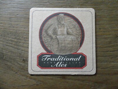 Beer mat coaster TRADITIONAL HAND PULLED ALES | eBay UK
