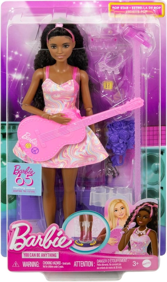 Pop Star Fashion Doll Stage Playset 10 Accessories Spinning Performance ...