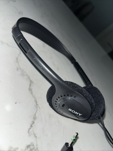 Vintage Sony MDR-24 Wired Stereo Headphones Black With Foam *Never Used ...