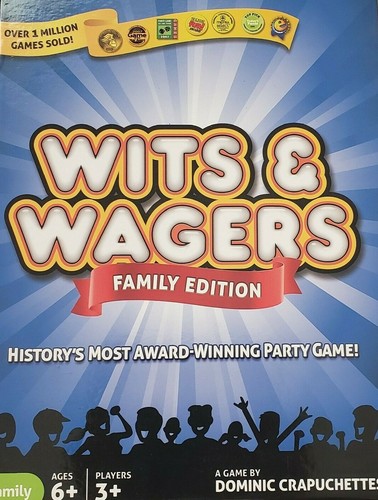 Wits & Wagers Game Family Edition History's Most Award-Winning Party ...