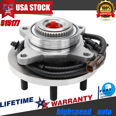 4x4 Front Wheel Hub Bearing Assembly for 2018 2019 2020 Ford F-150 4WD ...