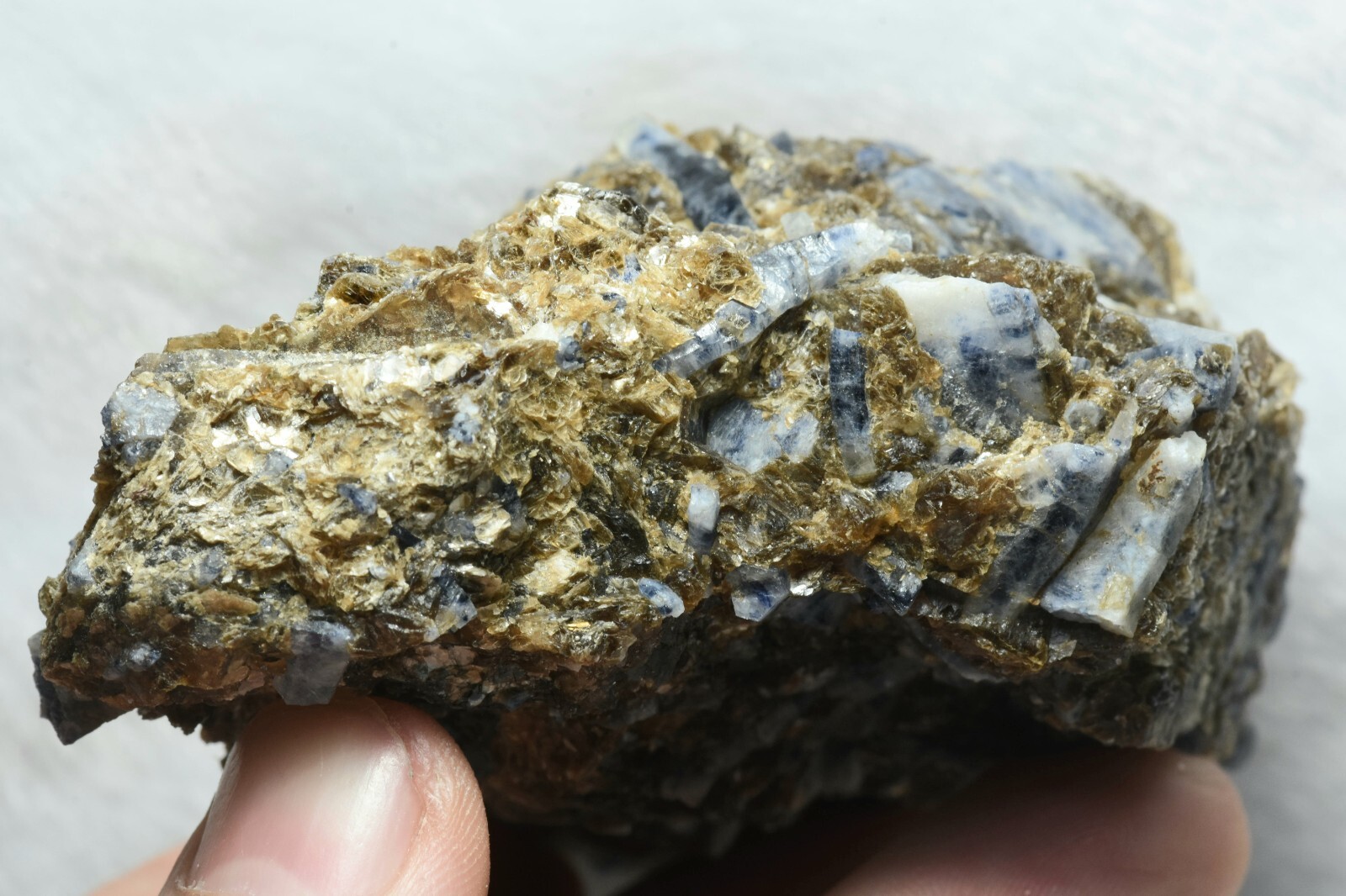 205 Gram Amazing Natural Bi-Color Sapphire Crystals On Matrix from ...