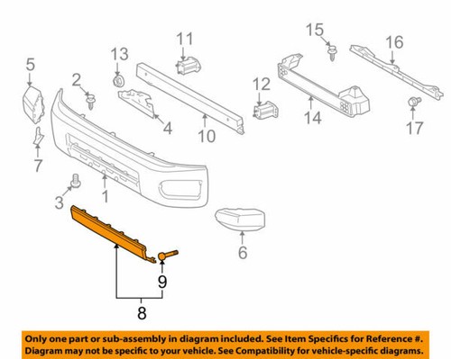 53901-35230 Toyota Panel, front valance, lower 5390135230, New Genuine ...