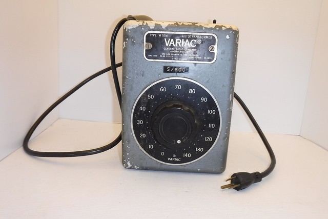 Vintage General Radio Company Variac Autotransformer Type W10M for sale ...