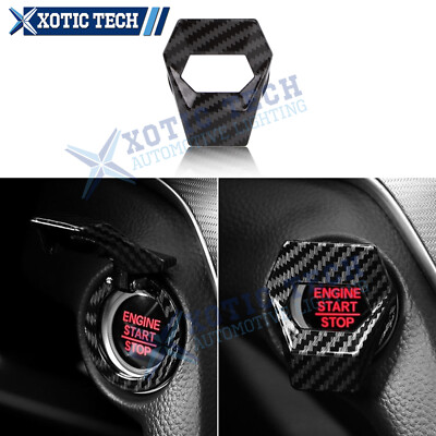 Universal Car Engine Start Stop Push Button Cap Switch Cover Decorative ...