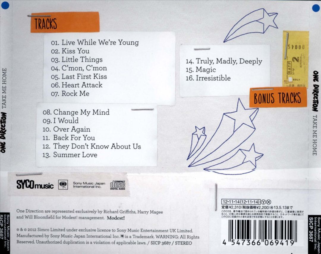 Take Me Home Tracklist Deluxe Take Me Home: Yearbook Edition : One