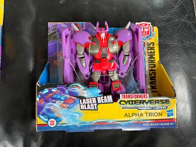 Transformers Cyberverse ALPHA TRION Action Attackers Ultra Class Figure ...
