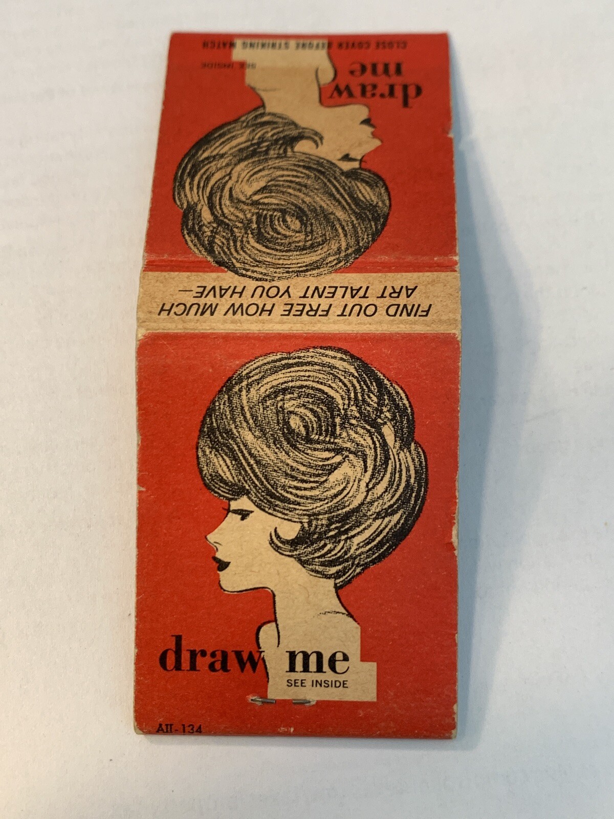 Vintage Matchbook Cover - DRAW ME Matches Diamond Match Div New York | eBay
