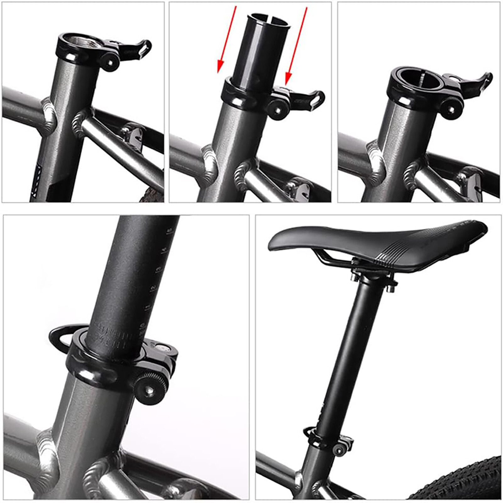 Seat Post Shim 27.2 To 28.6/30.0/30.4/30.8/31.8mm Bicycle Converter ...