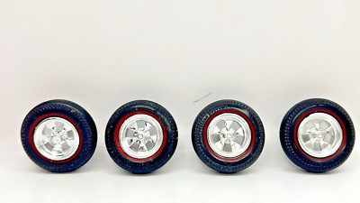 AMT VINTAGE FIRESTONE RED LINE TIRES WITH KEYSTONE WHEELS 1/25 | eBay