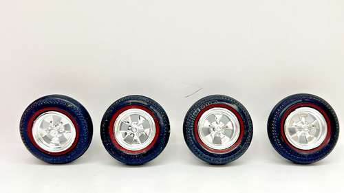 AMT VINTAGE FIRESTONE RED LINE TIRES WITH KEYSTONE WHEELS 1/25 | eBay