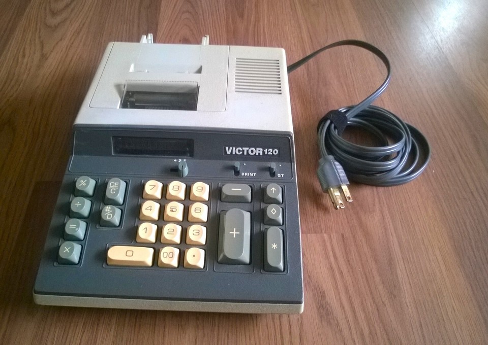 Adding Machine Victor 120 Tested Works VICTOR BUSINESS PRODUCTS SCOTTS ...
