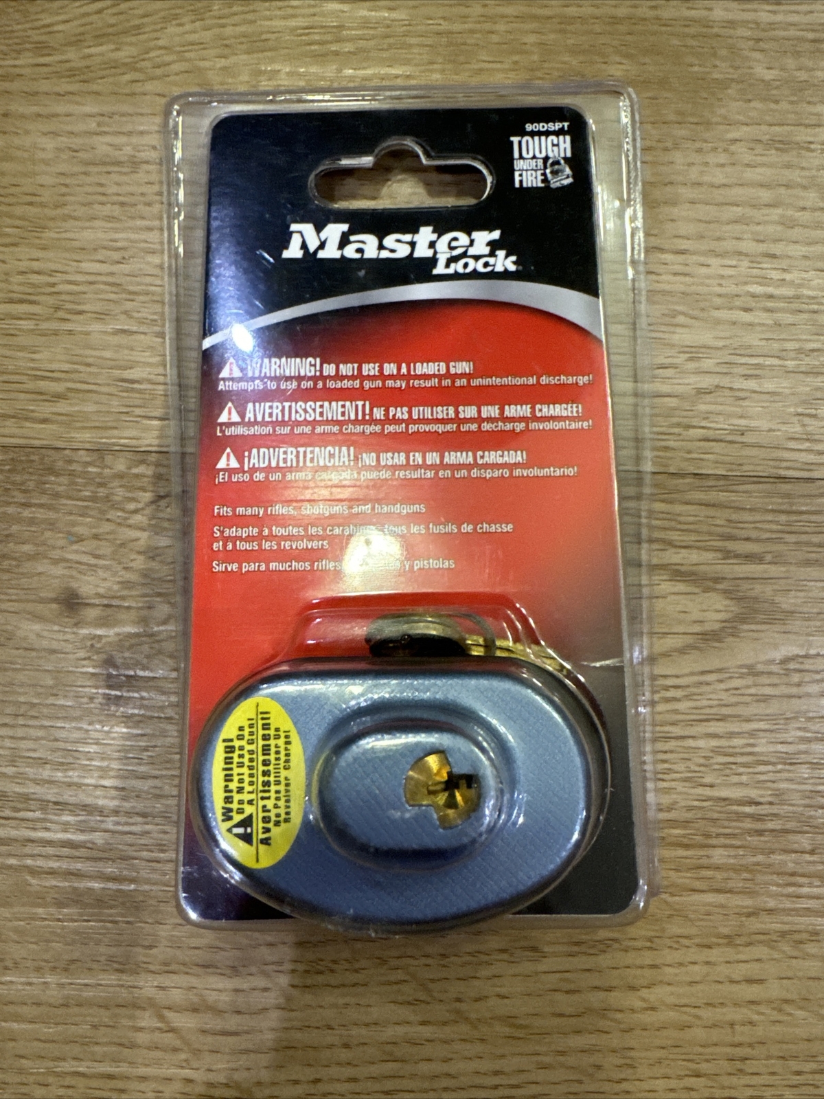 Master Lock 90DSPT Keyed Gun Trigger Lock, 1 Pack Gun Lock With 2 Keys ...