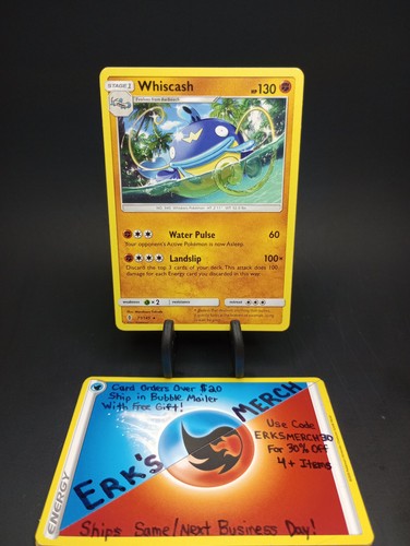 Whiscash 71/145 Guardians Rising Regular Rare Pokemon Card | eBay