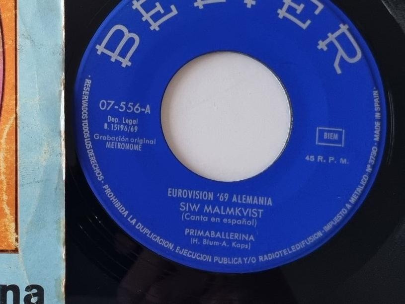 Siw Malmkvist - Primaballerina 7'' Vinyl Spain SUNG IN SPANISH | eBay