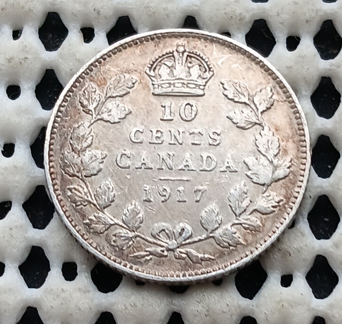 1917 - Canada dime - Silver - Canadian 10 cent Nice! | eBay