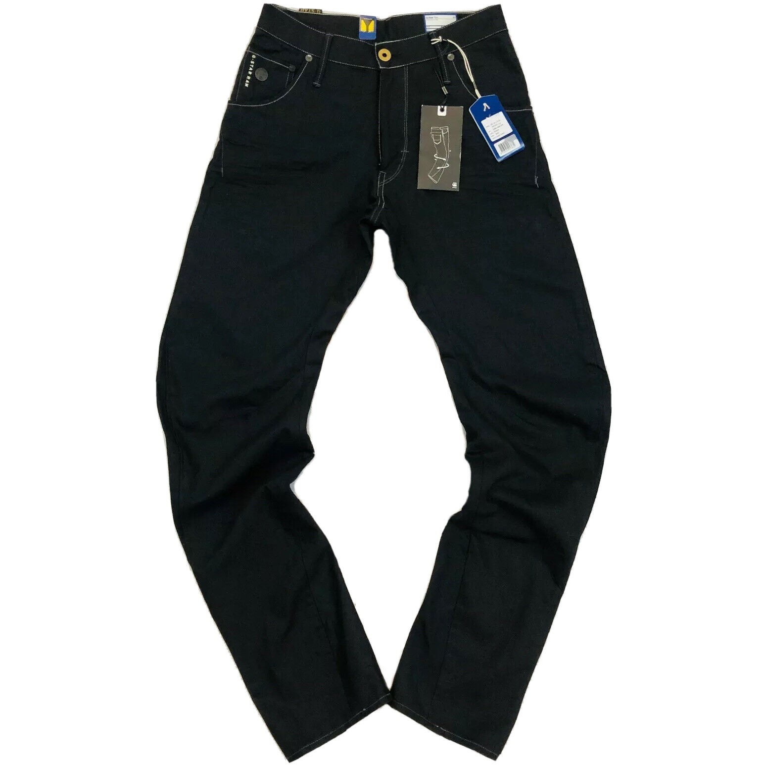 men-s-g-star-fashionable-arc-3d-loose-tapered-coj-fit-black-w28-l-size