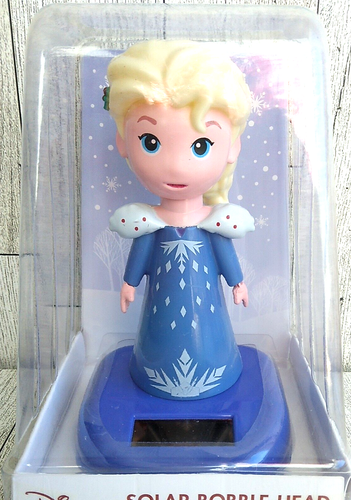 Disney Frozen Elsa Solar Bobble Head Figure Animated 430001828417 | eBay
