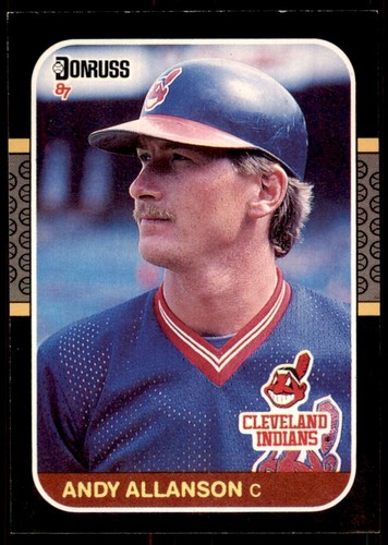 1987 Donruss Andy Allanson Rookie Cleveland Indians #95 | eBay